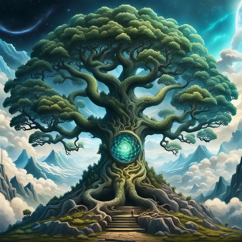 Yggdrasil - AI Generated Artwork - NightCafe Creator