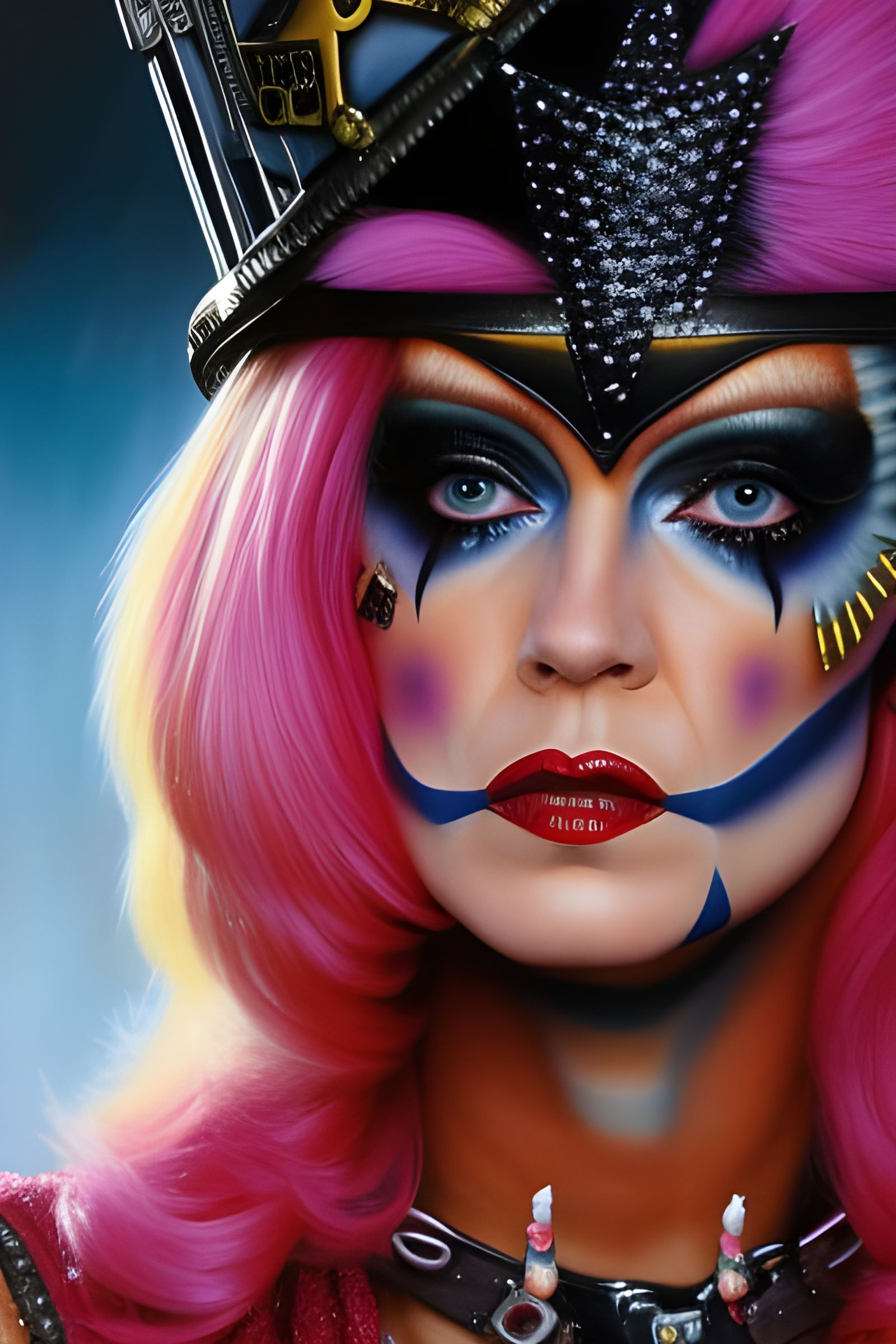 1980's punk queen - AI Generated Artwork - NightCafe Creator