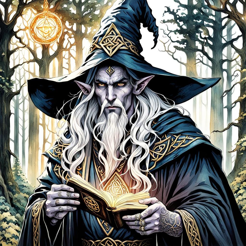 Celtic wizard - AI Generated Artwork - NightCafe Creator