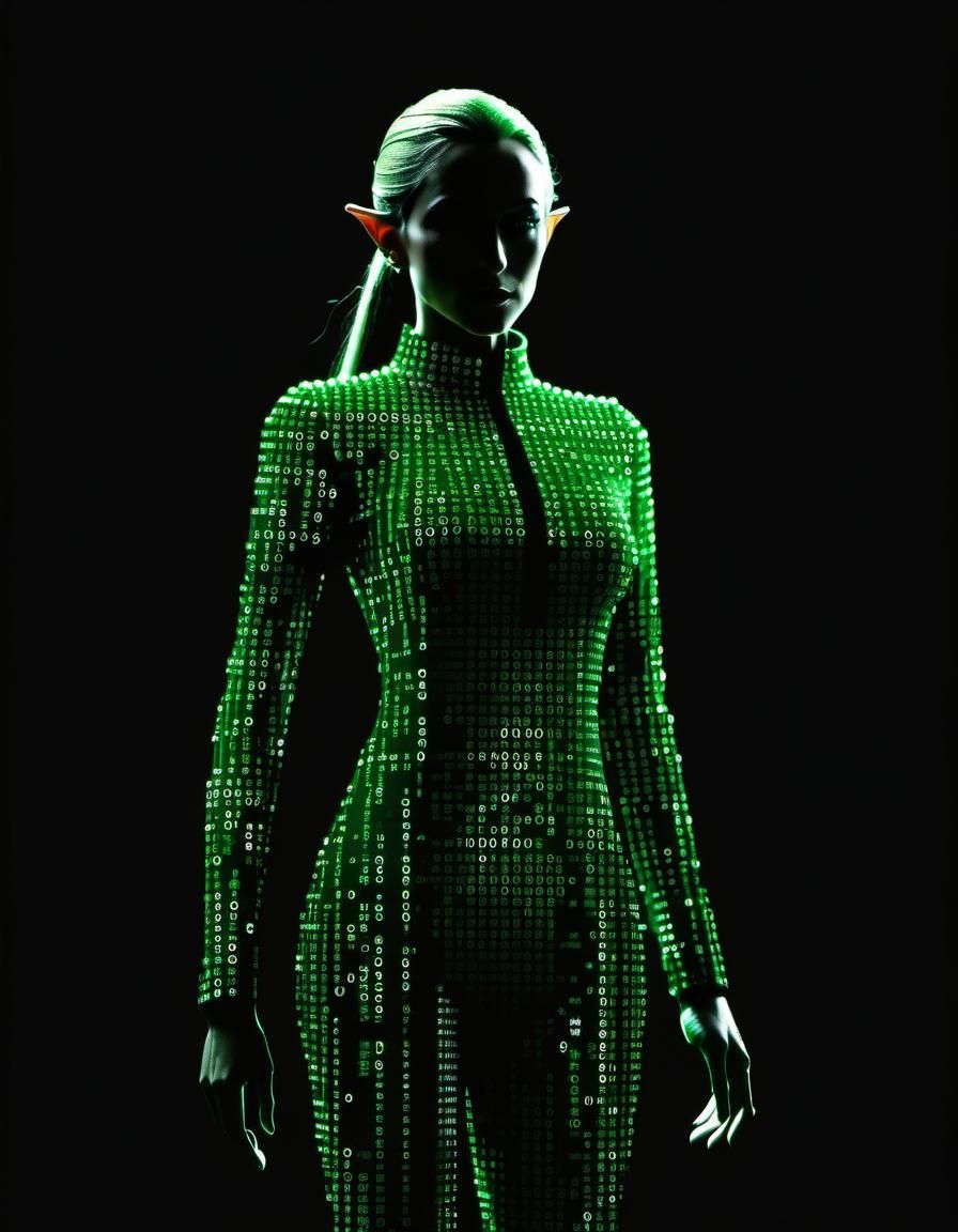 Matrix Elf #1 - AI Generated Artwork - NightCafe Creator