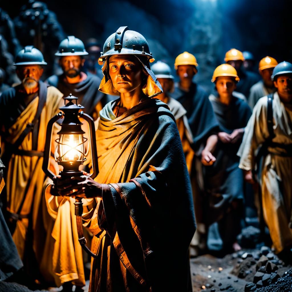 Saint Barbara Patron Saint of Miners - AI Generated Artwork - NightCafe ...