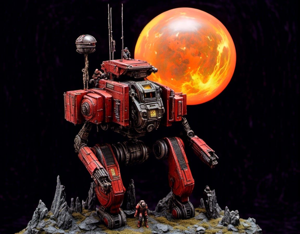 Battletech Model - AI Generated Artwork - NightCafe Creator