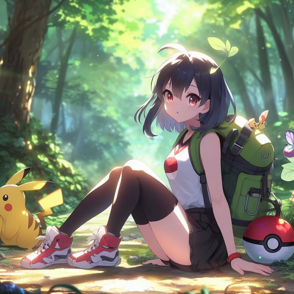 Pokémon Girl Trainer - AI Generated Artwork - NightCafe Creator