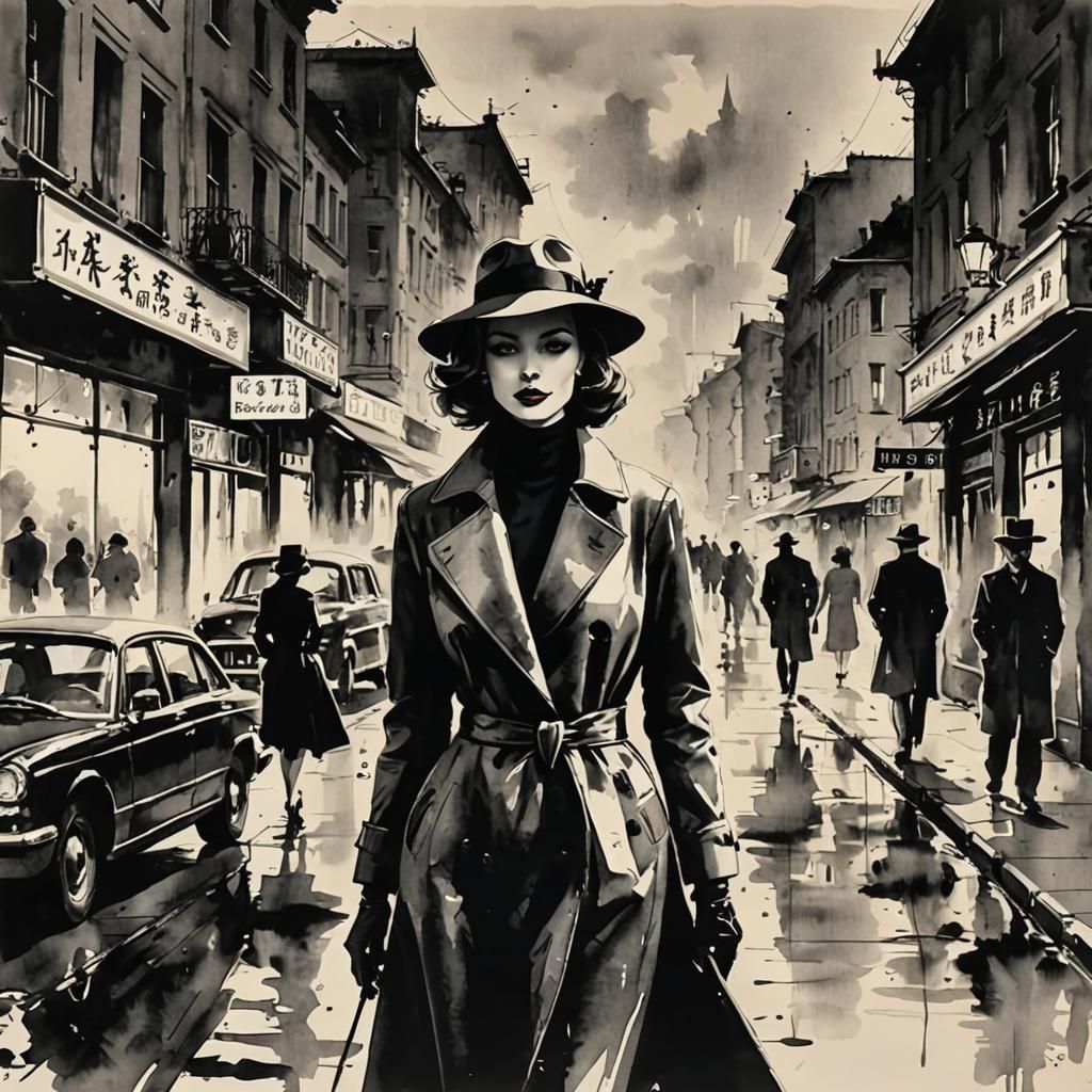 Noir - AI Generated Artwork - NightCafe Creator