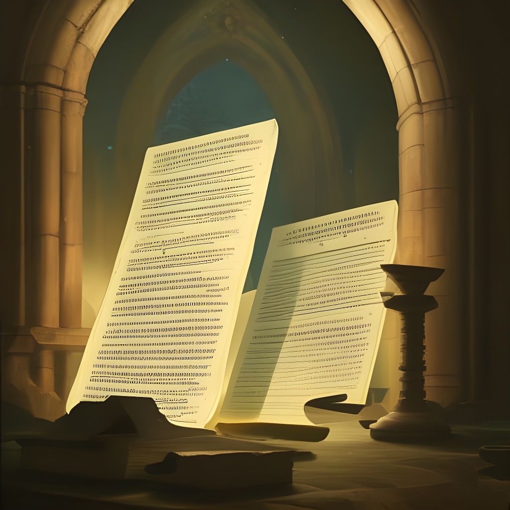 Ancient manuscript - AI Generated Artwork - NightCafe Creator