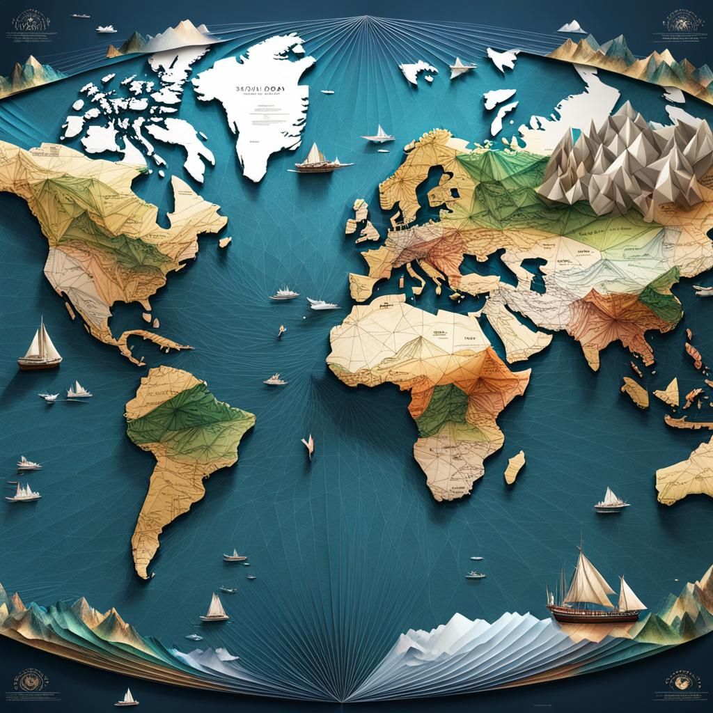 Map - AI Generated Artwork - NightCafe Creator