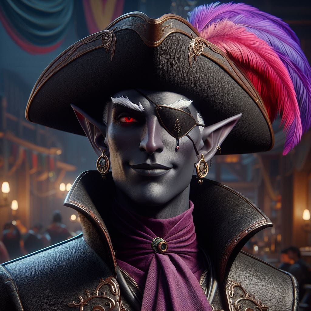 Jarlaxle - AI Generated Artwork - NightCafe Creator