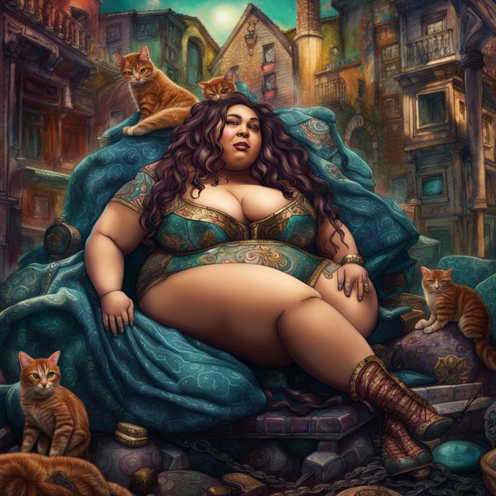 Odalisque Undine 4 - AI Generated Artwork - NightCafe Creator