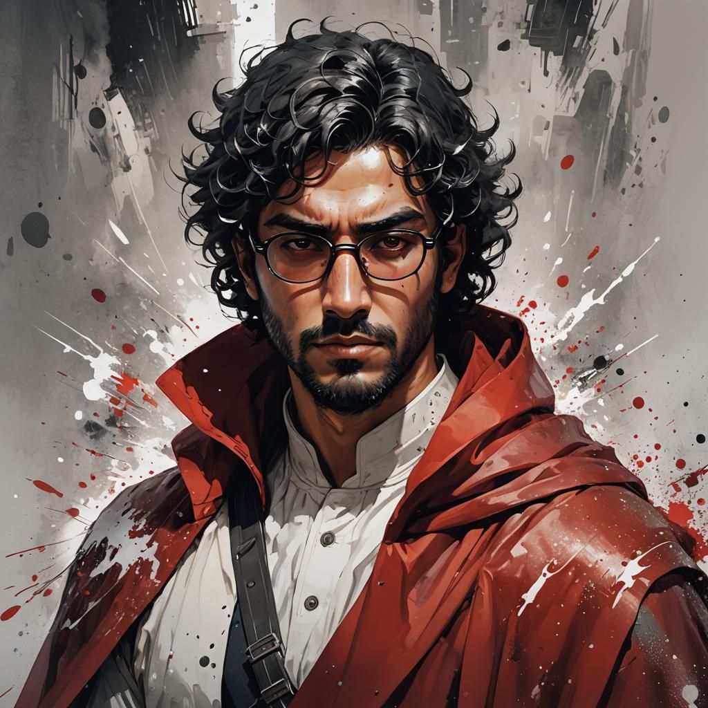 Arab : Man portrait - AI Generated Artwork - NightCafe Creator