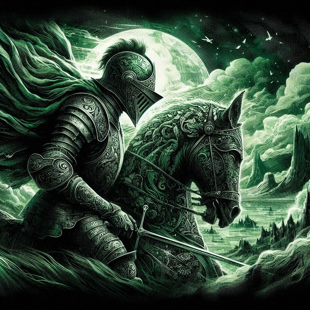 Green Knight - AI Generated Artwork - NightCafe Creator