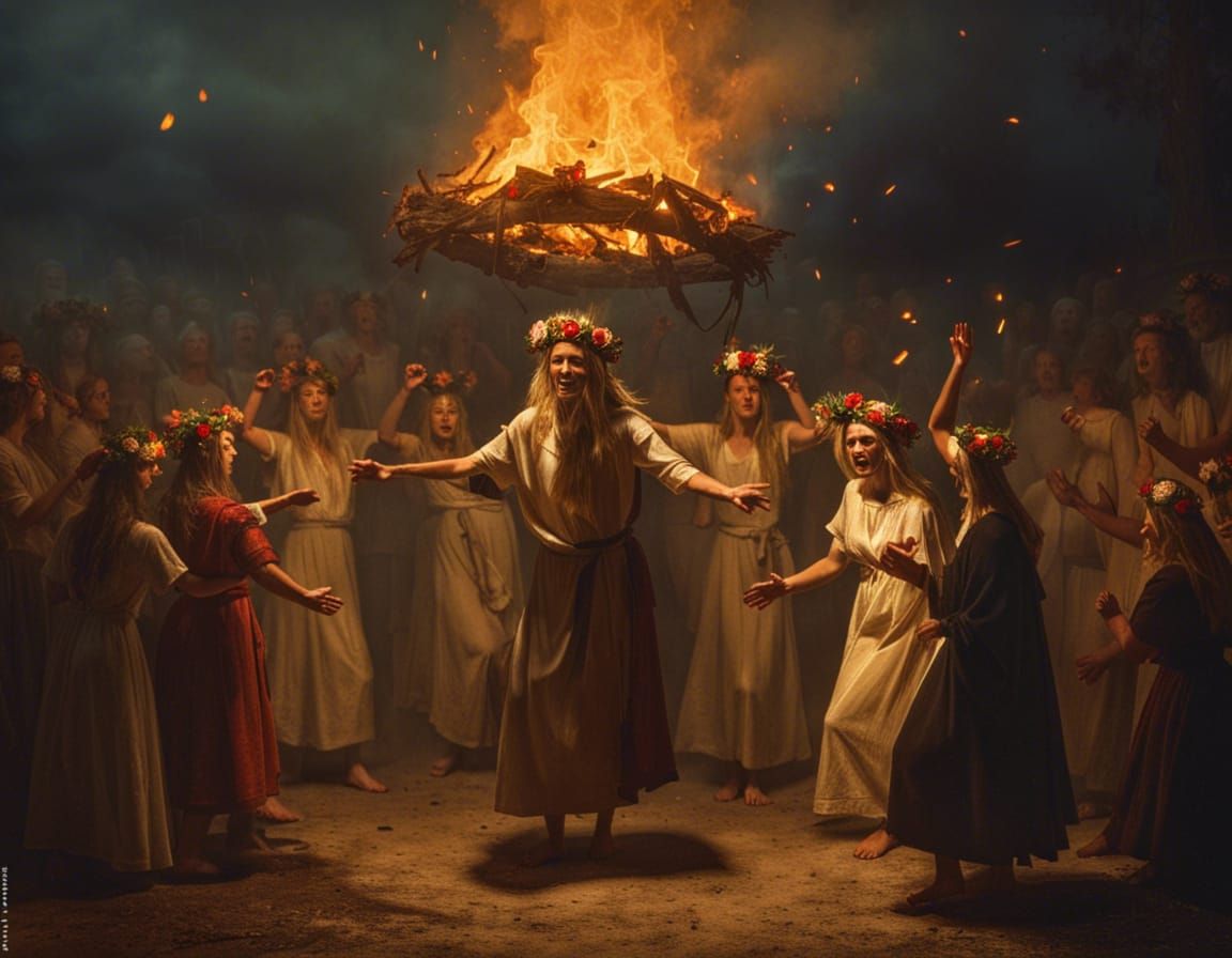 Pagan celebration - AI Generated Artwork - NightCafe Creator