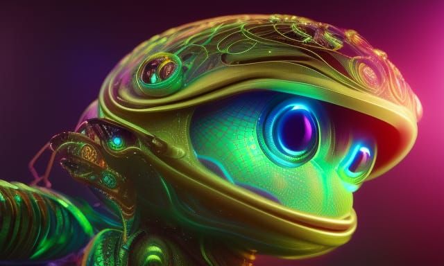 Alien pepe - AI Generated Artwork - NightCafe Creator