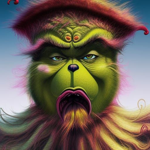 The Grinch is back - AI Generated Artwork - NightCafe Creator