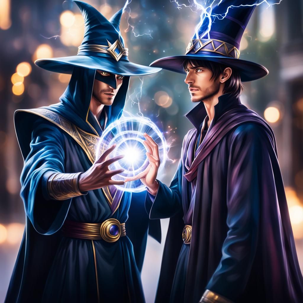 Mages summon power - AI Generated Artwork - NightCafe Creator