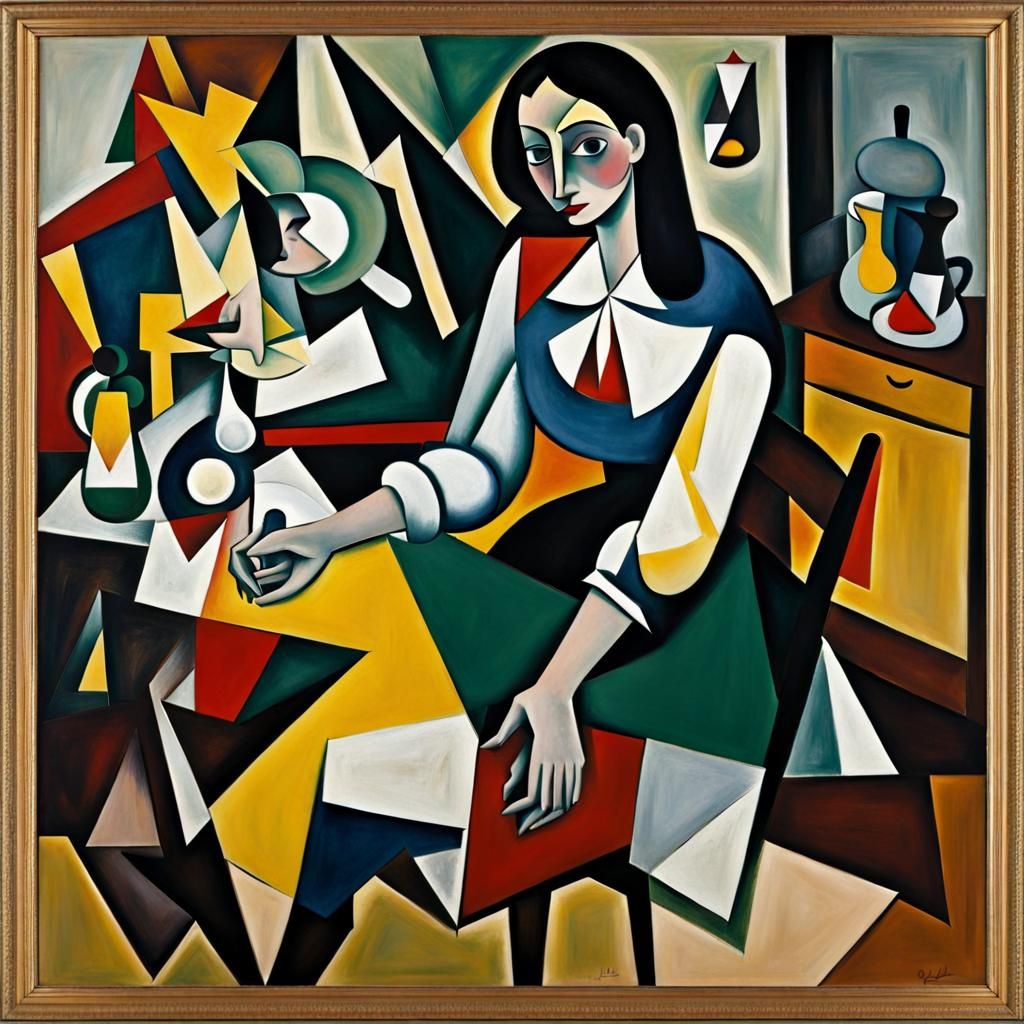 A disorderly woman - AI Generated Artwork - NightCafe Creator