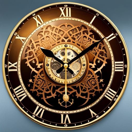 Clock - AI Generated Artwork - NightCafe Creator