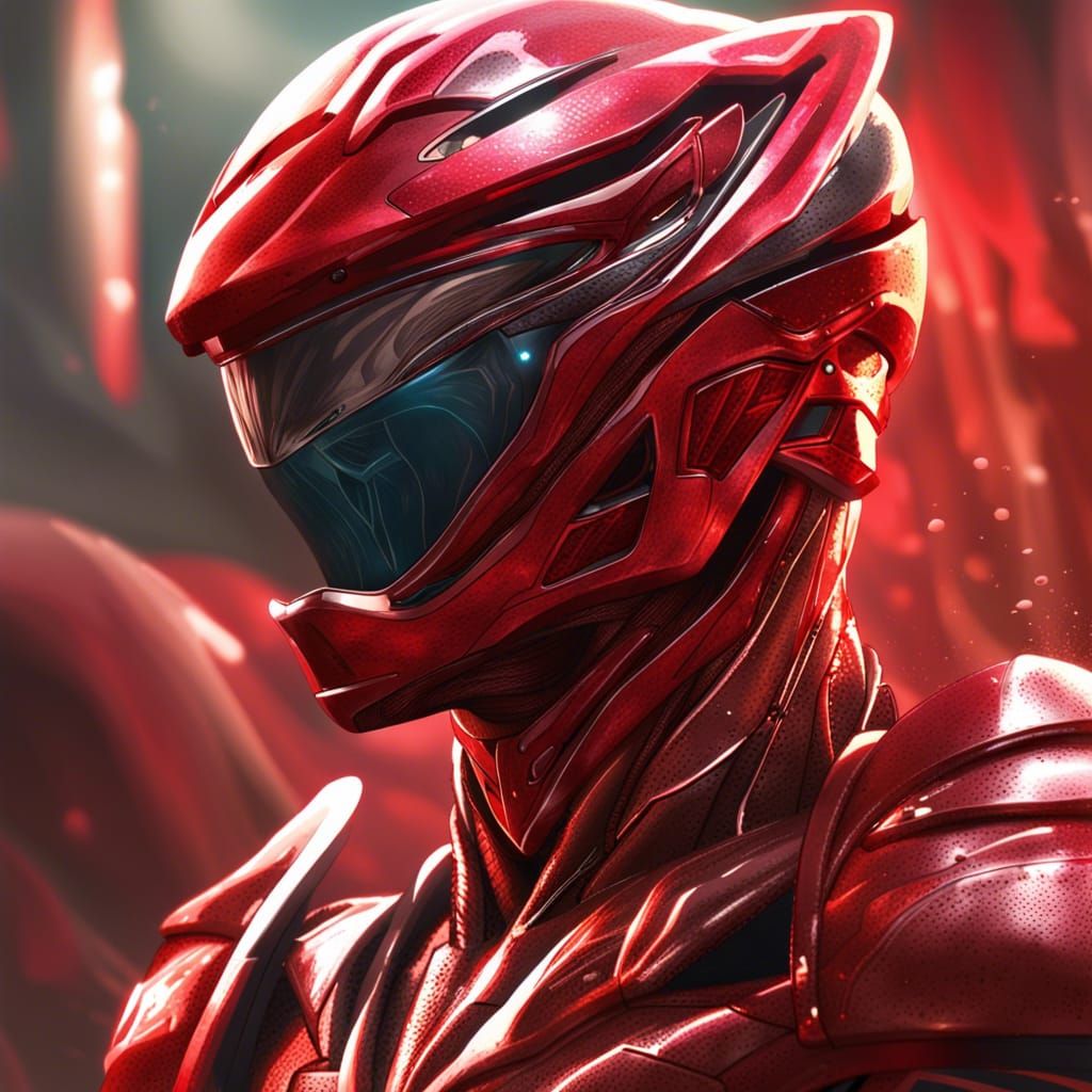 Power Ranger Red - AI Generated Artwork - NightCafe Creator