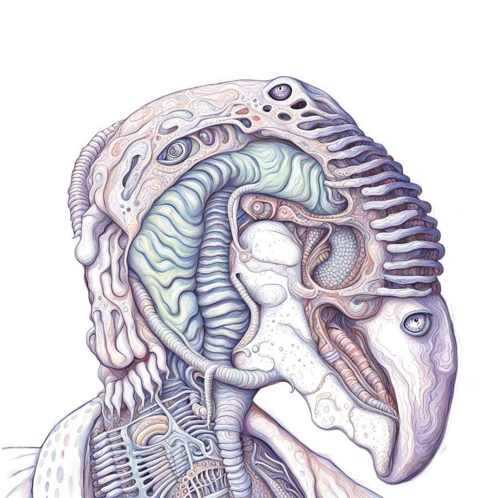 Pop art fauvism H.R. Giger - AI Generated Artwork - NightCafe Creator