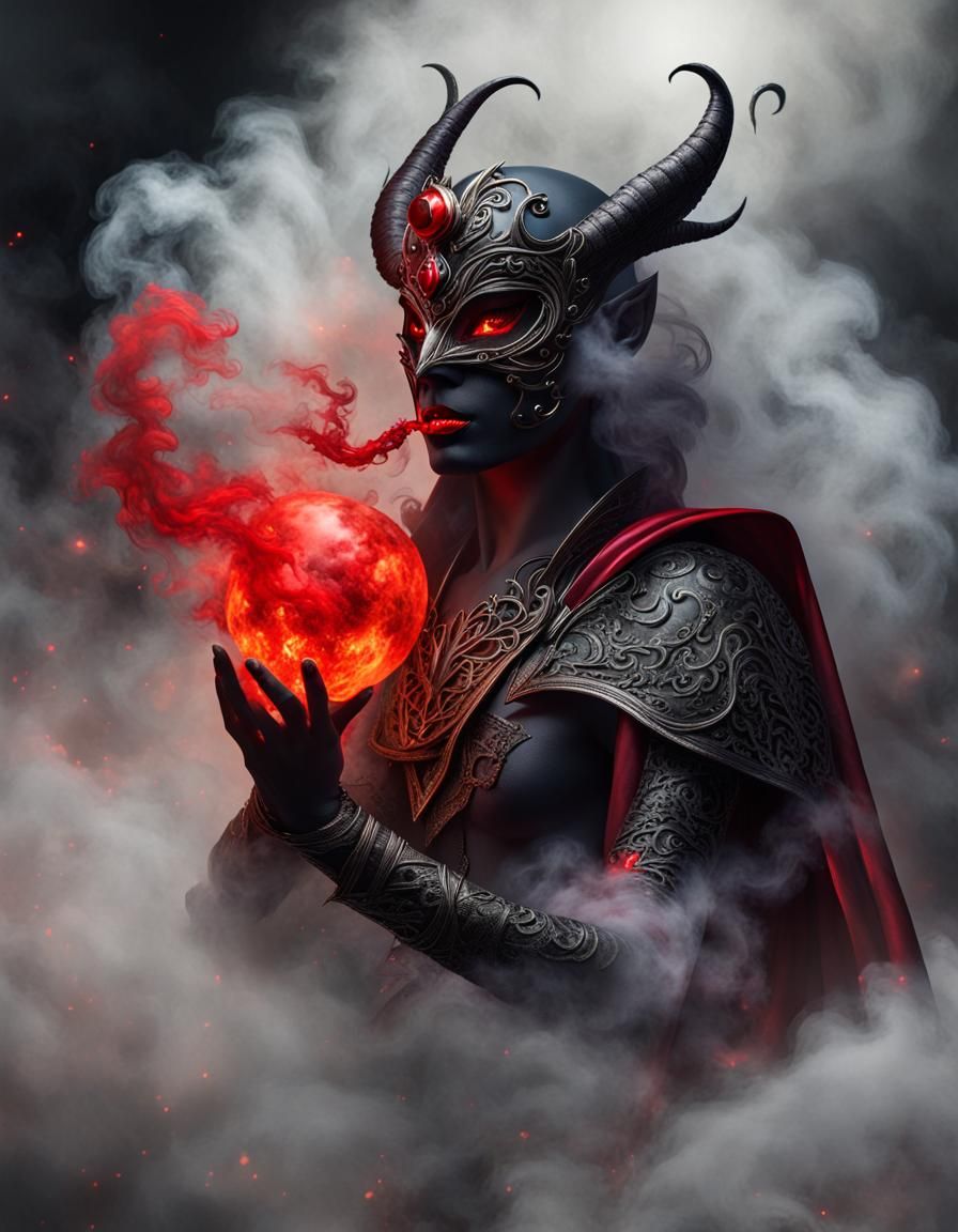 Smoke Demon 1 - AI Generated Artwork - NightCafe Creator