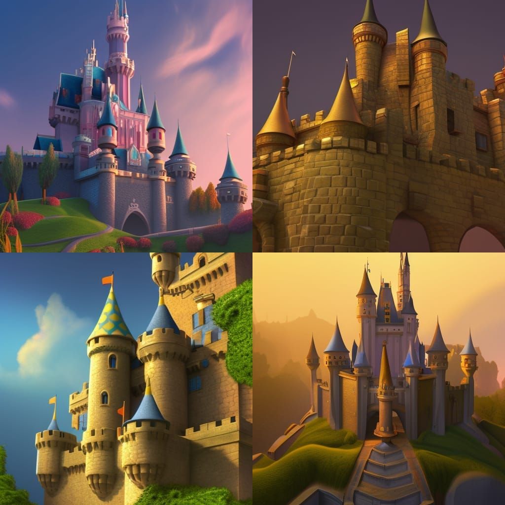 castle - AI Generated Artwork - NightCafe Creator