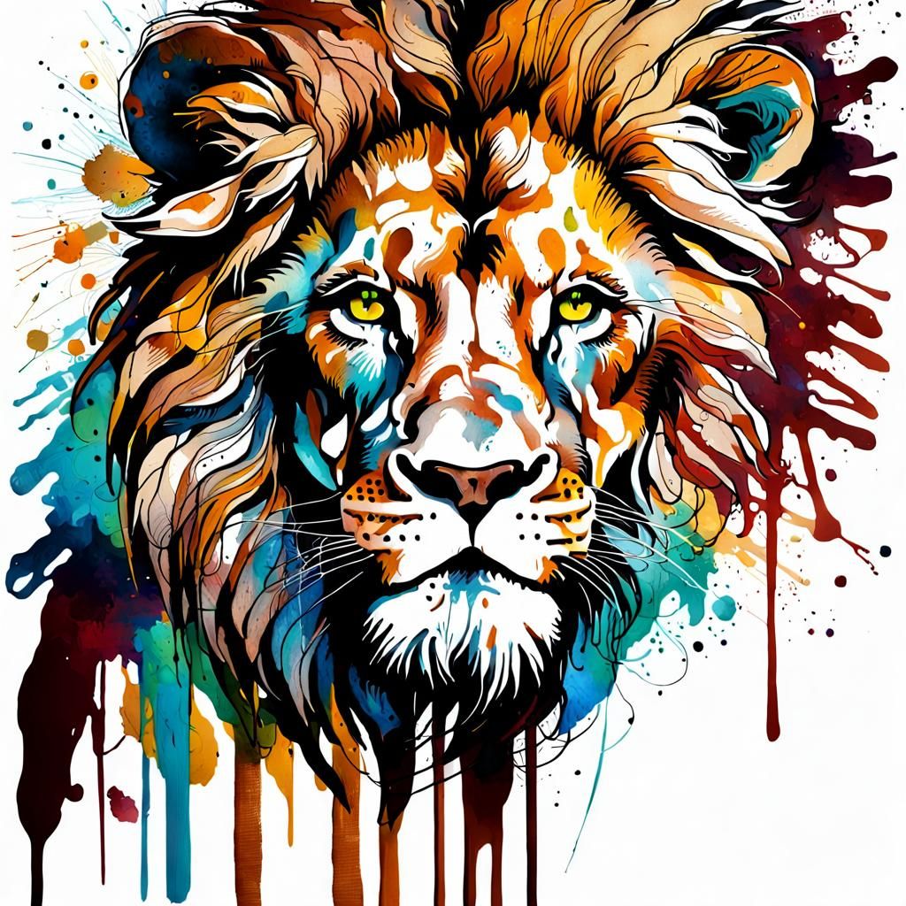 Lion - AI Generated Artwork - NightCafe Creator