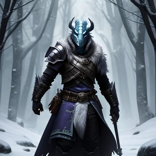 dnd dragonborn druid with white scales - AI Generated Artwork ...