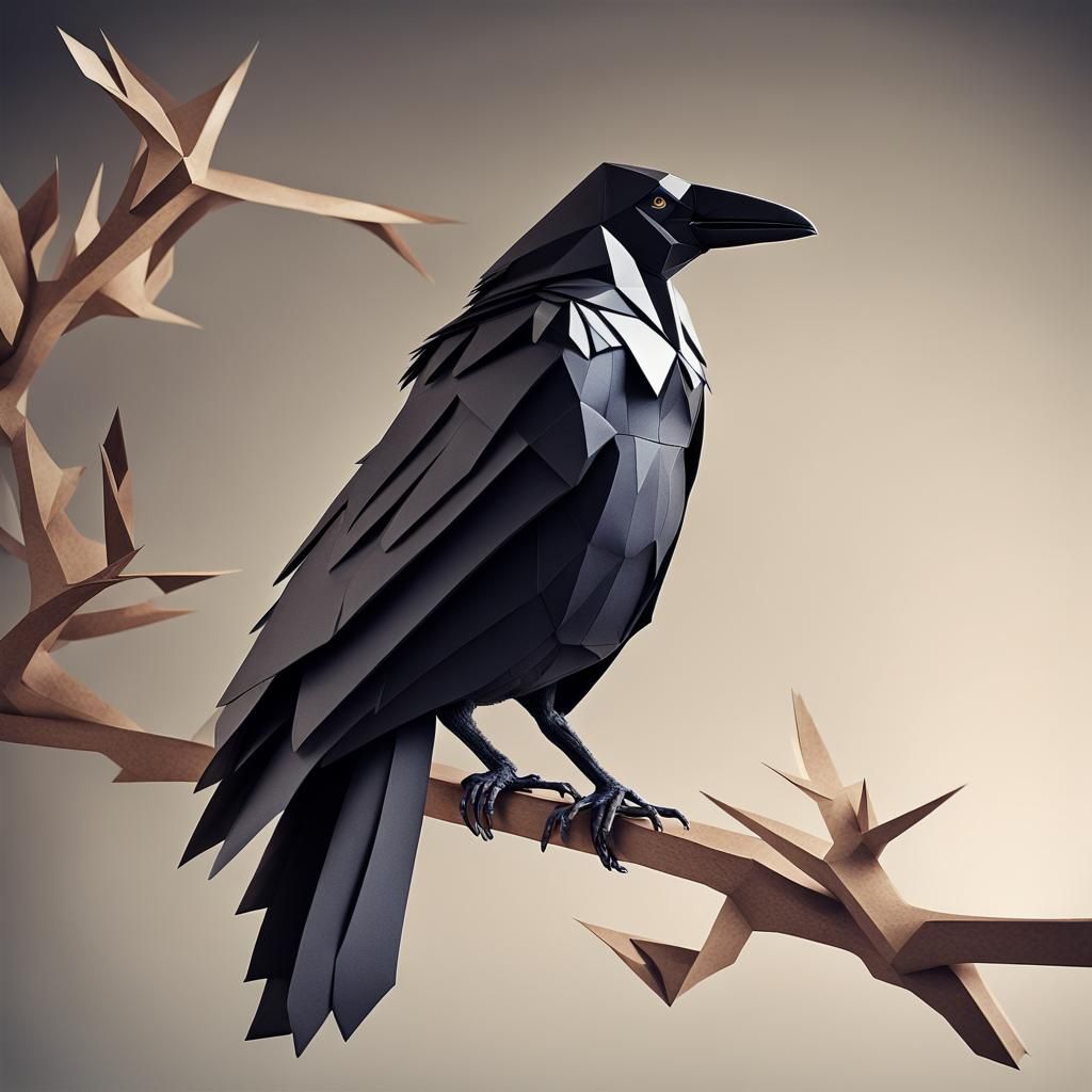 Crow - AI Generated Artwork - NightCafe Creator