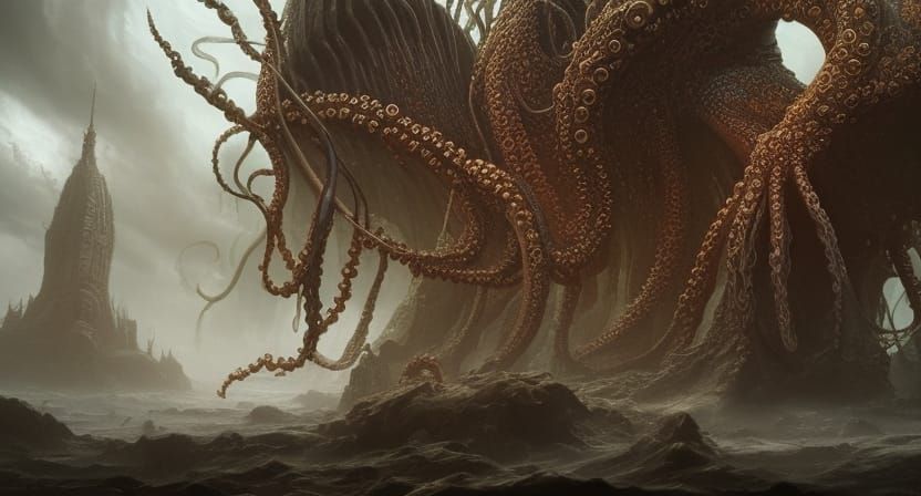 The World of Lovecraft~☆ - Menacing Lovecraftian God in Po...