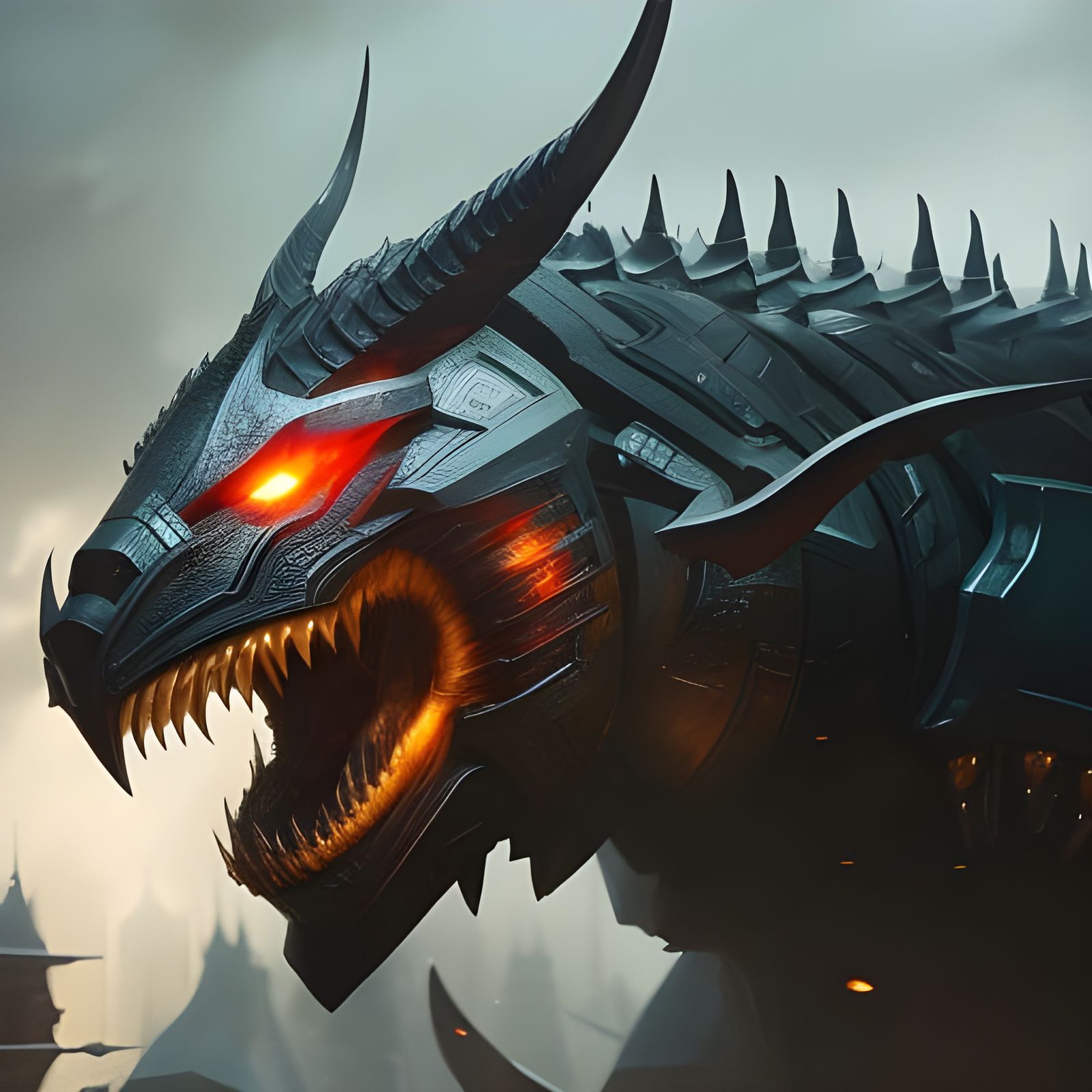 armored beast, concept art, Greg Rutkowski, Artgerm, 16k resolution ...