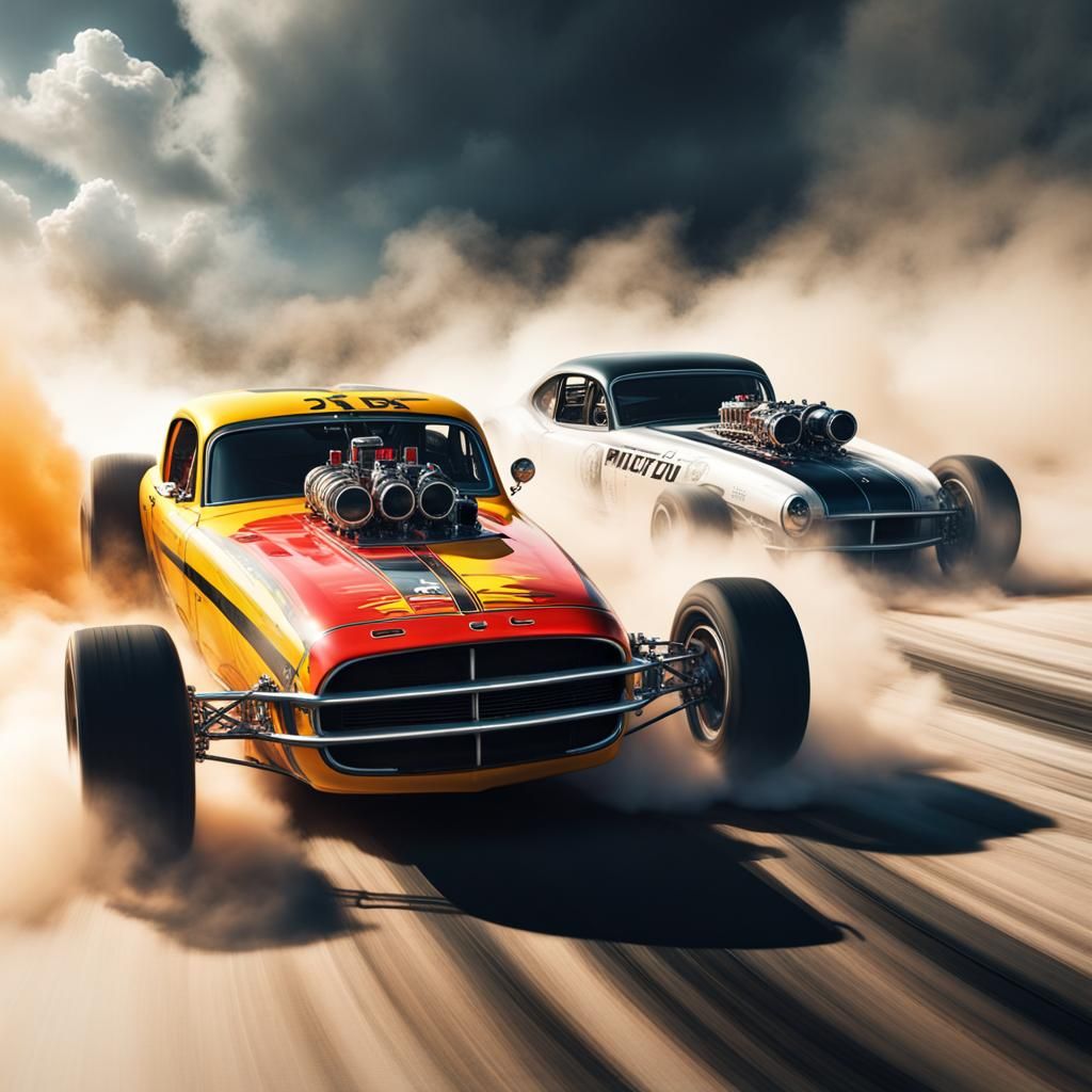 Dust devils drag showdown - AI Generated Artwork - NightCafe Creator