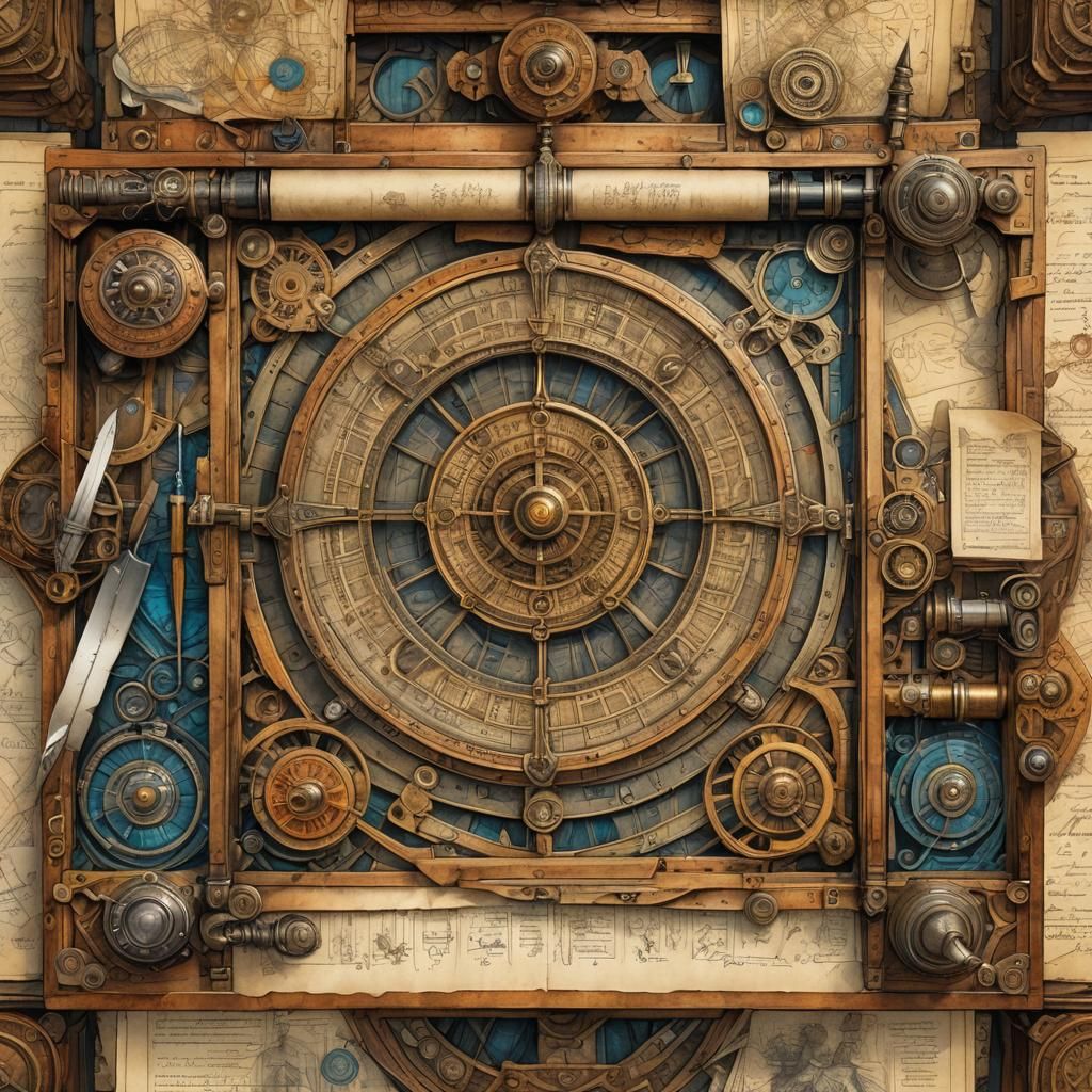 Ancient Machine - AI Generated Artwork - NightCafe Creator