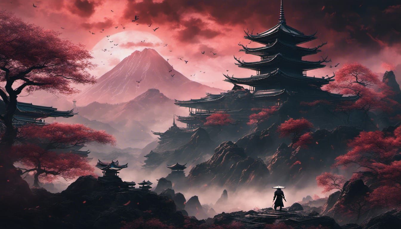 Metal samurai Epic cinematic brilliant stunning intricate meticulously ...