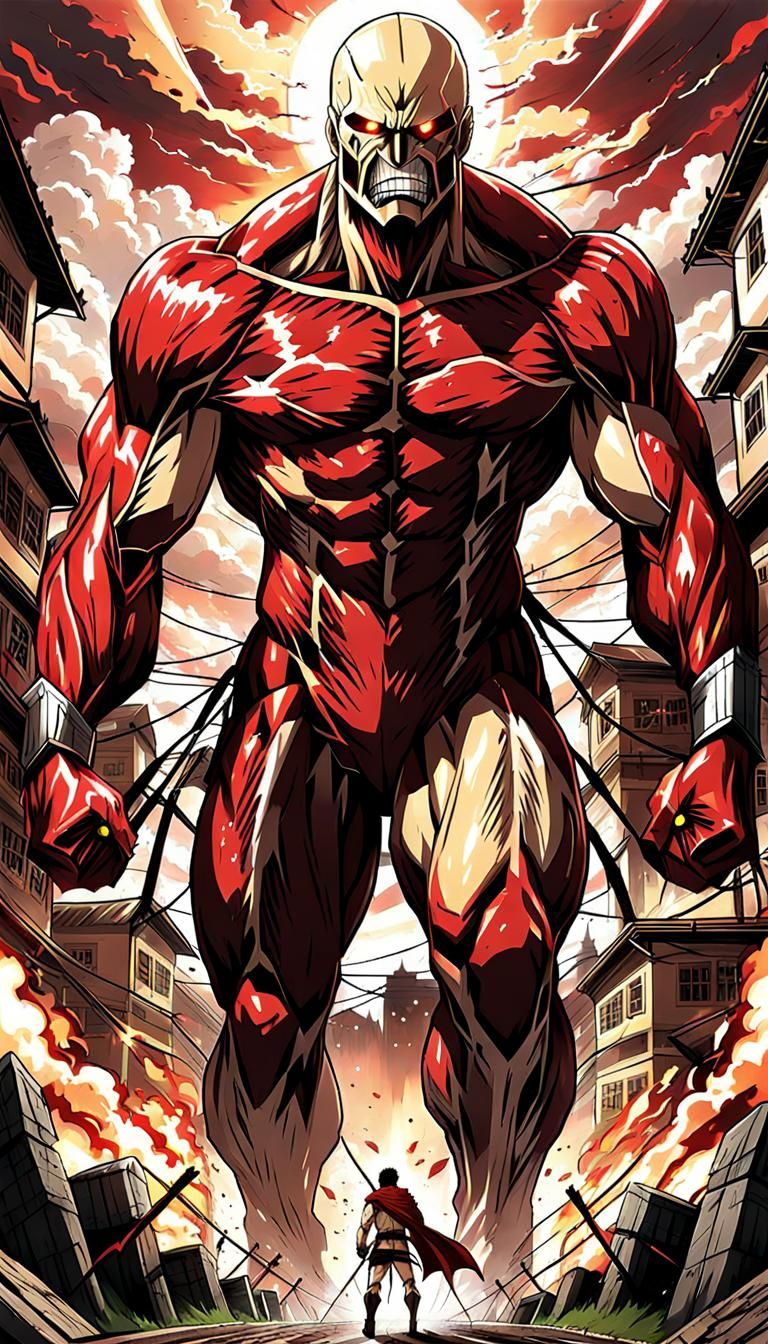 AoT - Collosal Titan - AI Generated Artwork - NightCafe Creator