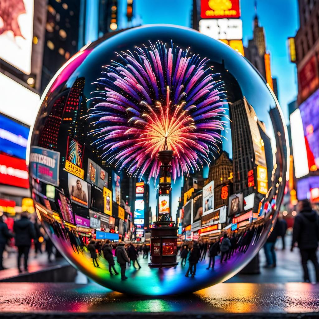 time square - AI Generated Artwork - NightCafe Creator