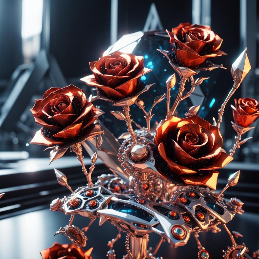 Rose Throne - AI Generated Artwork - NightCafe Creator