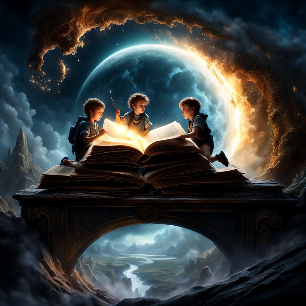 SIBLING ADVENTURE - AI Generated Artwork - NightCafe Creator