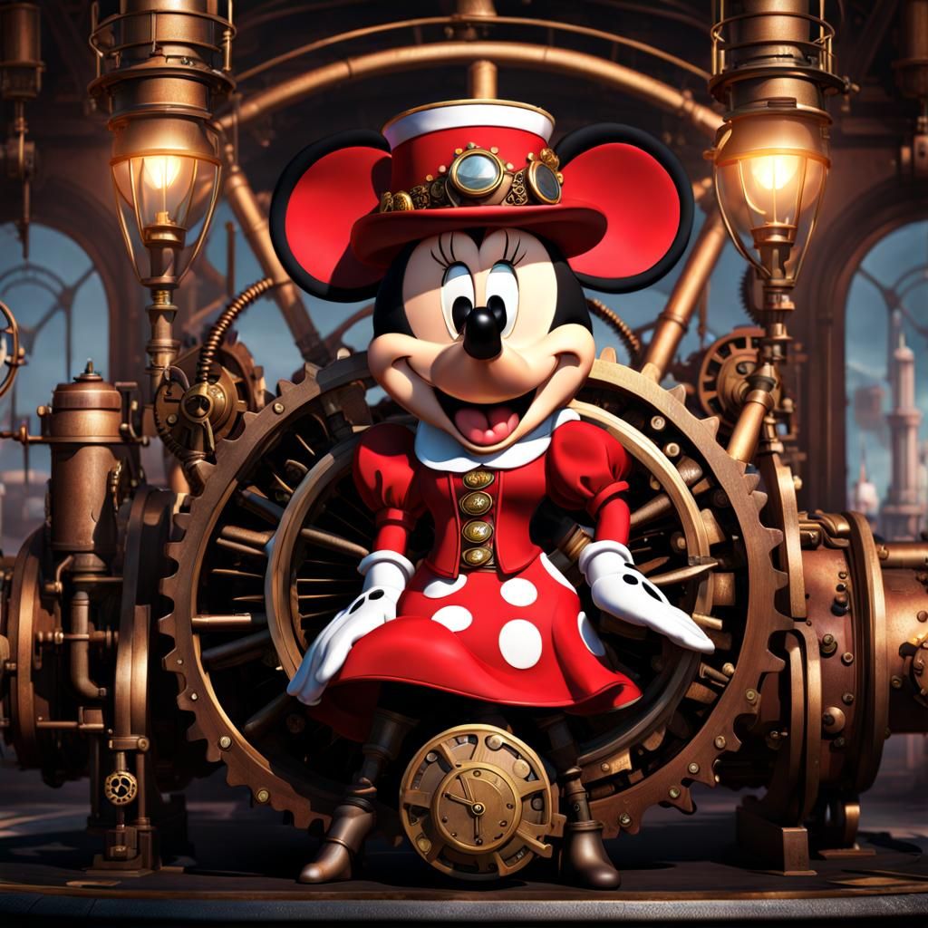 Minnie Mouse - AI Generated Artwork - NightCafe Creator