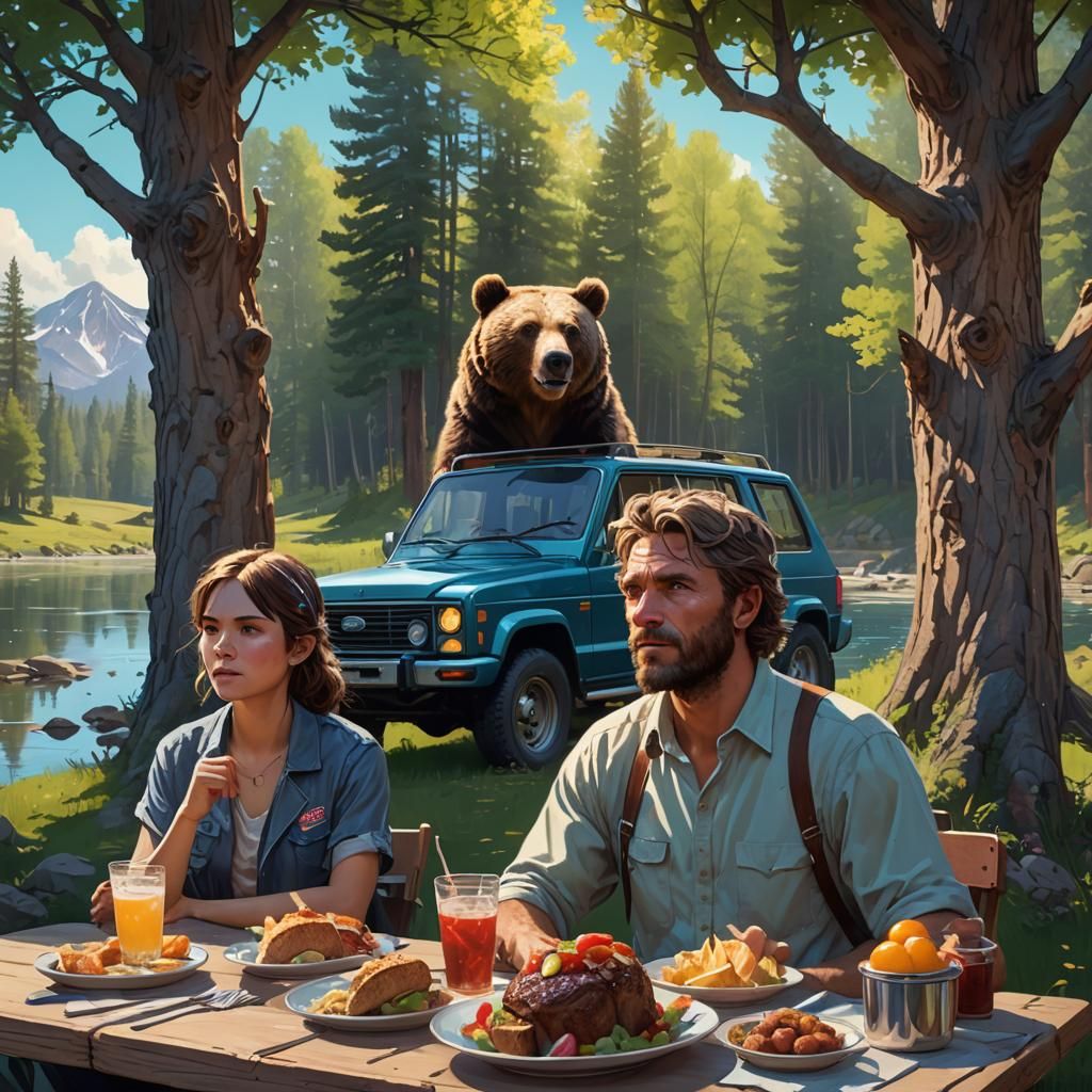 The Peaceful Break. - AI Generated Artwork - NightCafe Creator