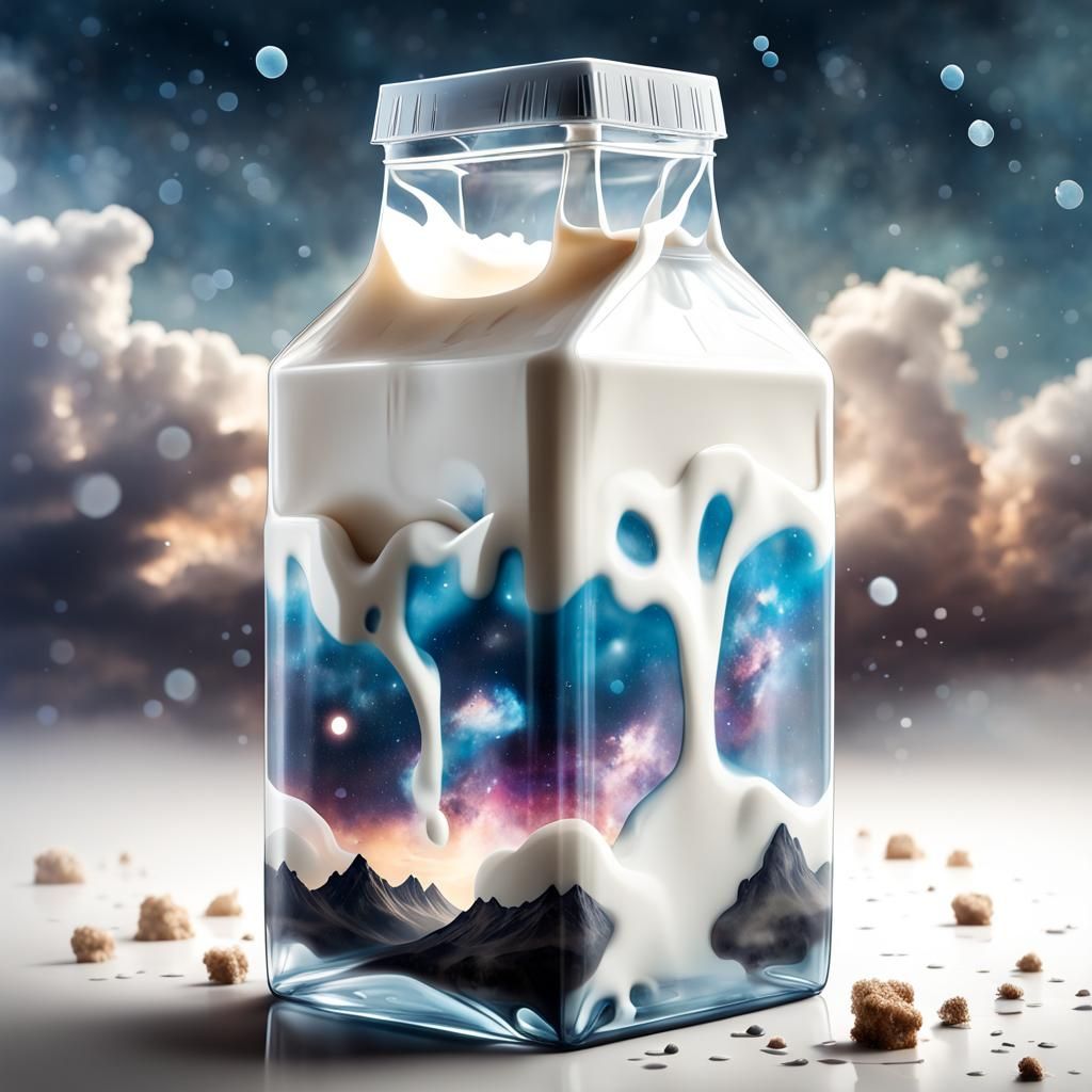 Milkshake Galaxy - AI Generated Artwork - NightCafe Creator