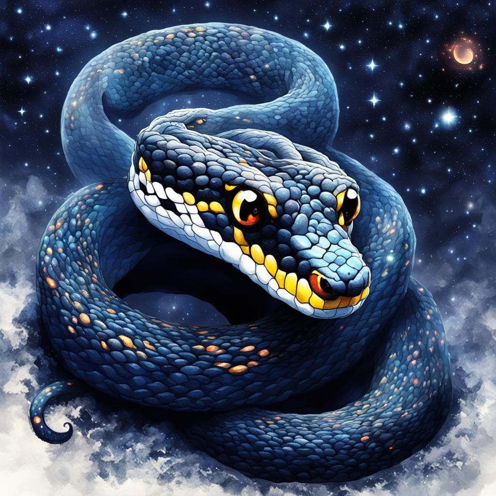 Night Snake - AI Generated Artwork - NightCafe Creator