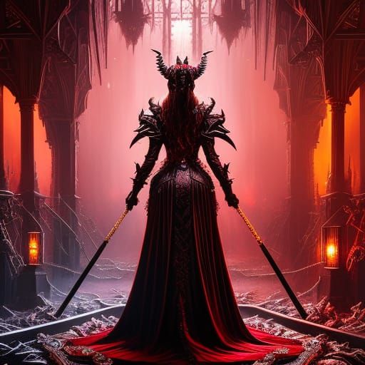 The Princess of Hell series - AI Generated Artwork - NightCafe Creator