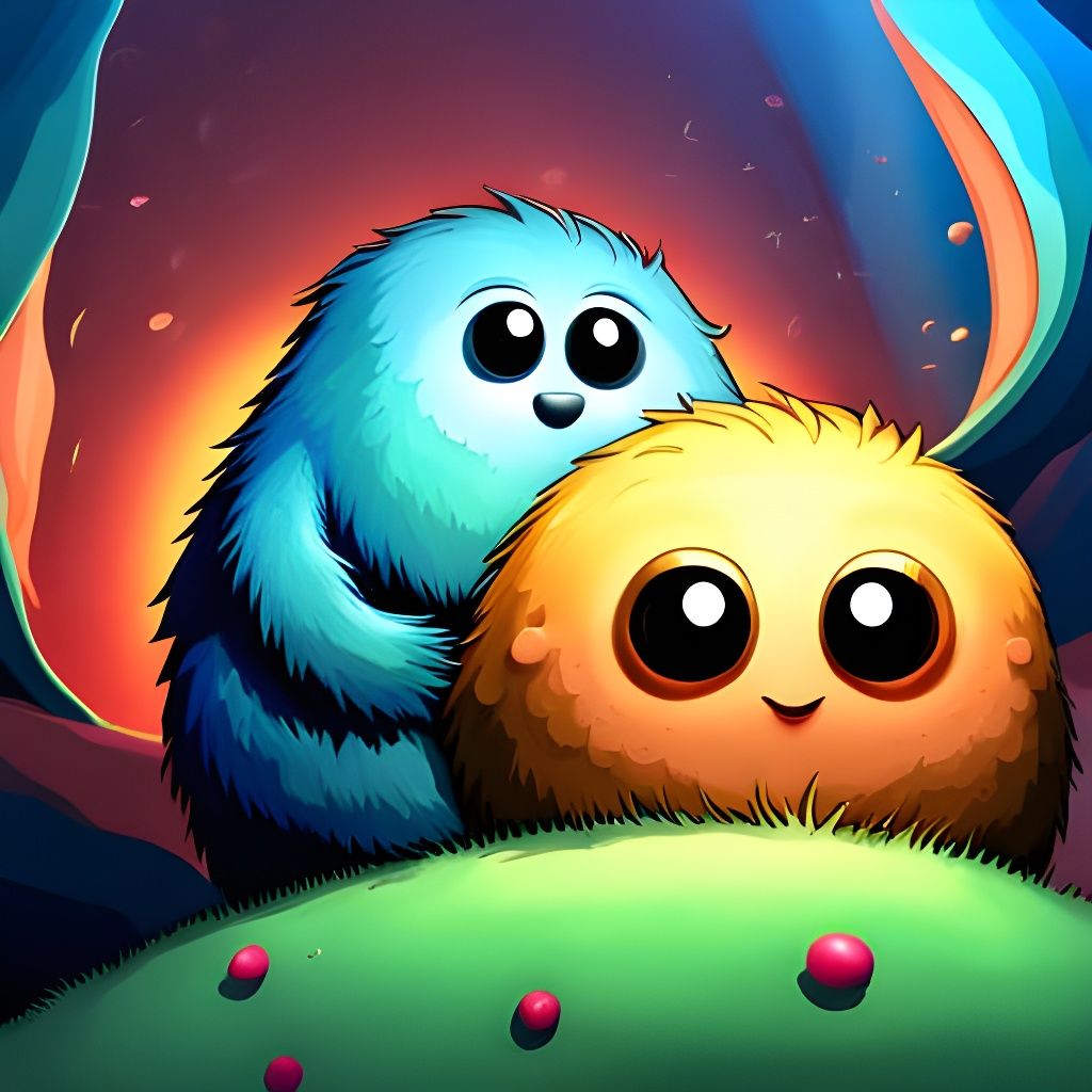 The hug monster - AI Generated Artwork - NightCafe Creator