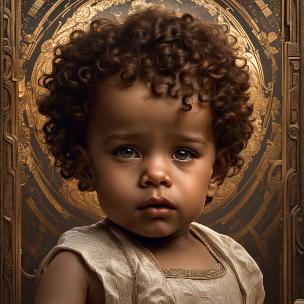 Infant Toddler boy mixed race half African American half Caucasian ...