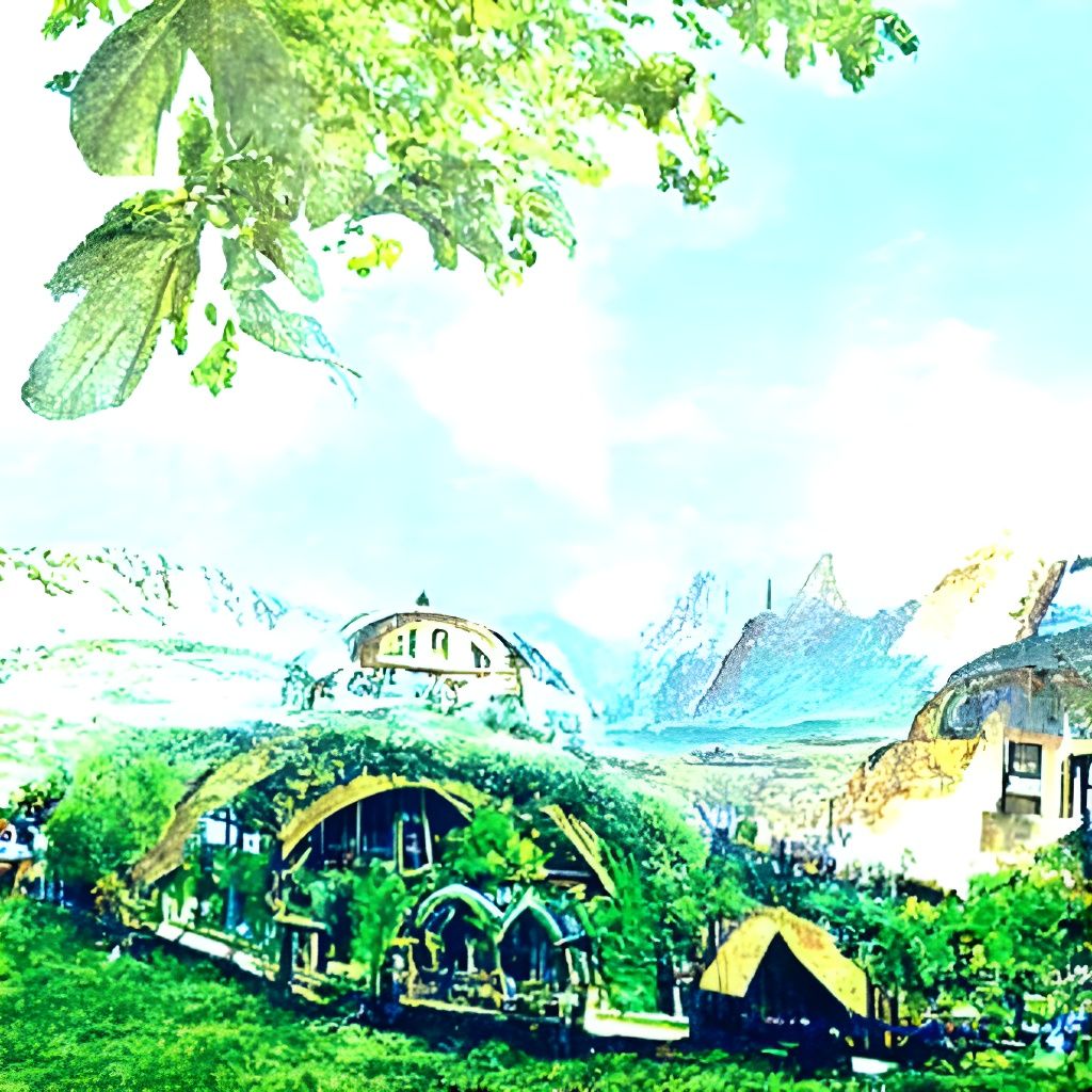 Cottage Core SolarPunk III - AI Generated Artwork - NightCafe Creator