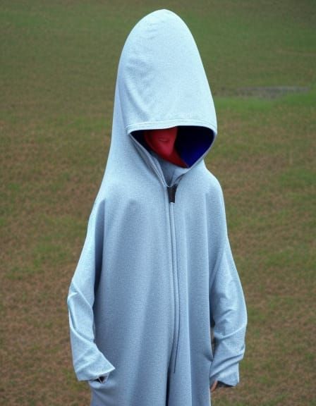 Hooded alien creature 9021 - AI Generated Artwork - NightCafe Creator