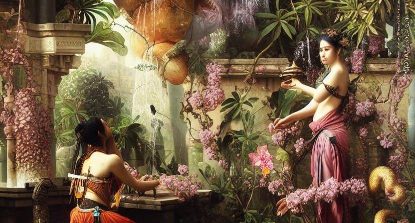 Wisdom Garden - AI Generated Artwork - NightCafe Creator