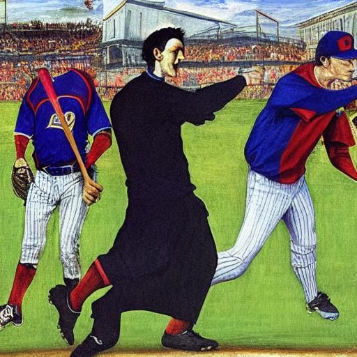 The vampire plays baseball, but deep down he despises everyone Baseball ...