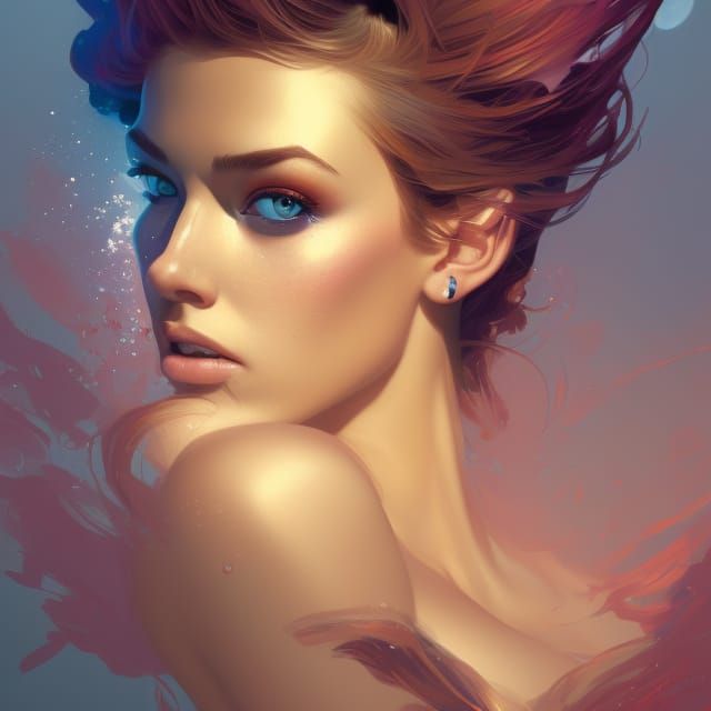 Glamour Queen - AI Generated Artwork - NightCafe Creator