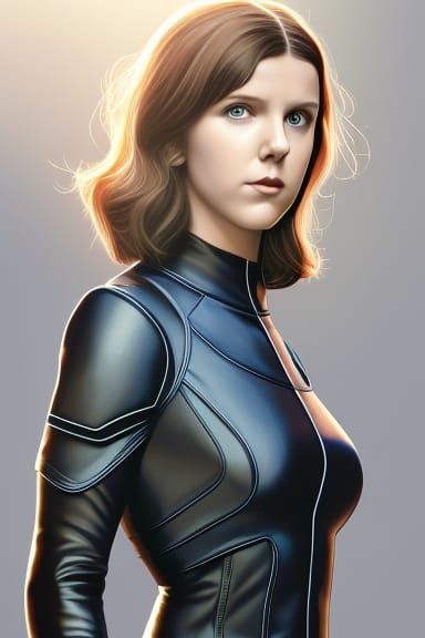 Millie Bobby Brown as Kitty Pryde 15 - AI Generated Artwork - NightCafe ...