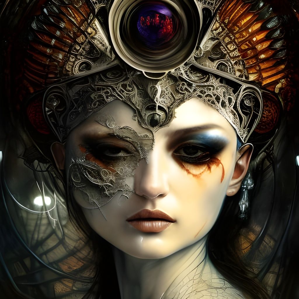 beautiful alien priestess, Royo, Karol Bak - AI Generated Artwork ...
